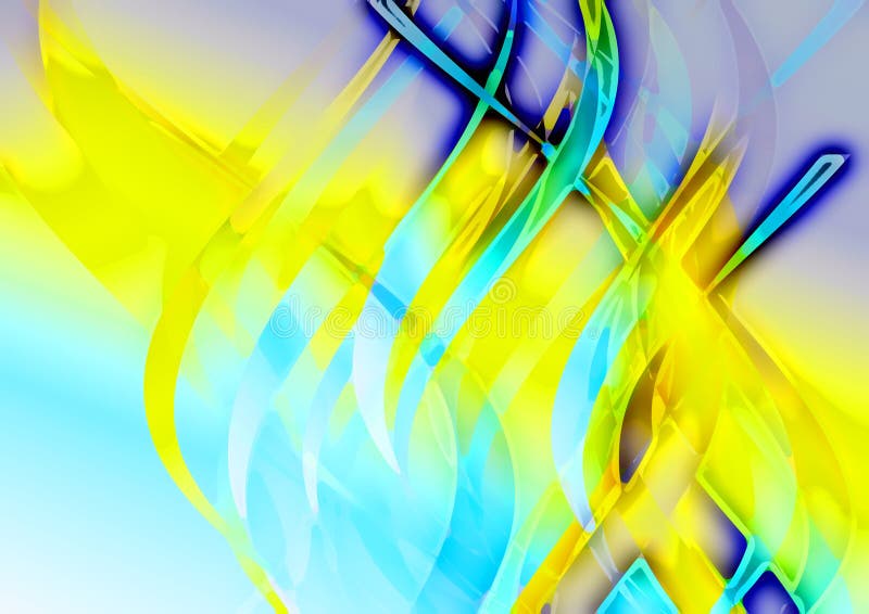 Blue and Yellow Graphic Background Design Beautiful Elegant ...