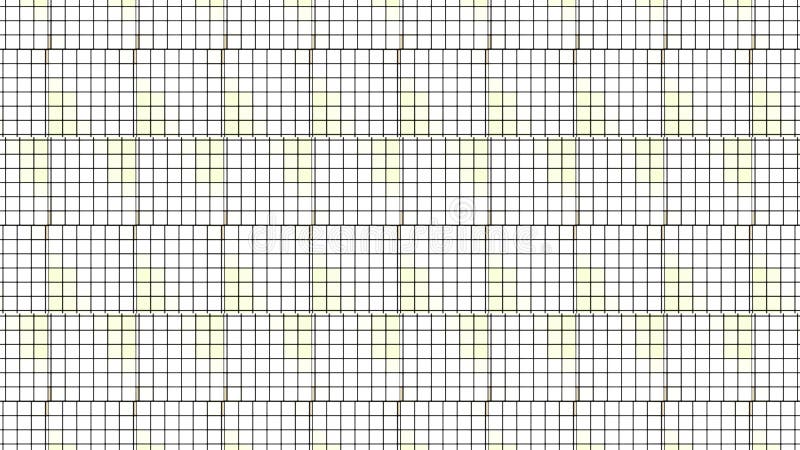 Blue and Yellow Grid of Squares. Motion. a Light Pattern with a Network ...