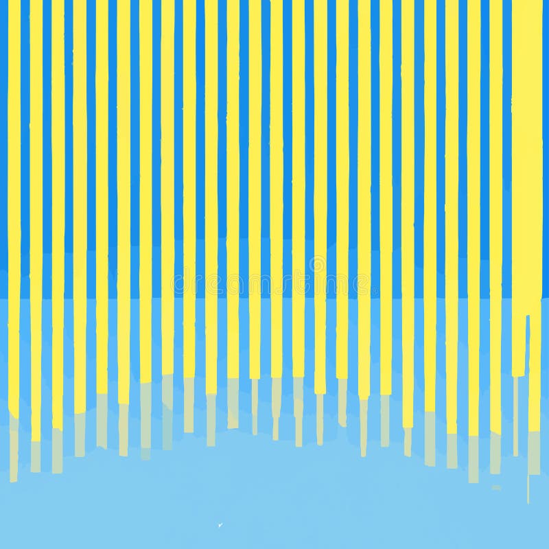 Blue Yellow Pattern with Diagonal Lines and Breakouts Vector Background ...