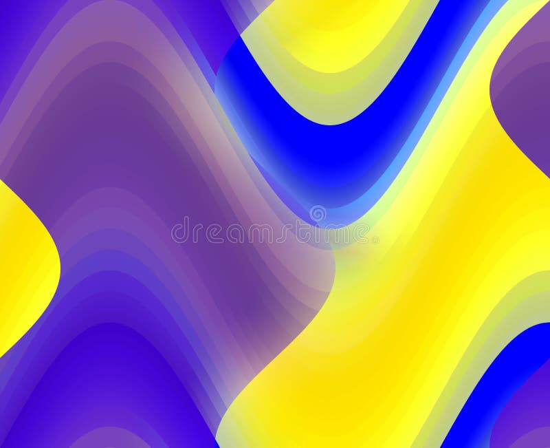 Blue Yellow Purple Waves Shapes, Vivid Abstract Background and Texture ... Blue Yellow Purple Waves Shapes, Vivid Abstract Background and Texture ...