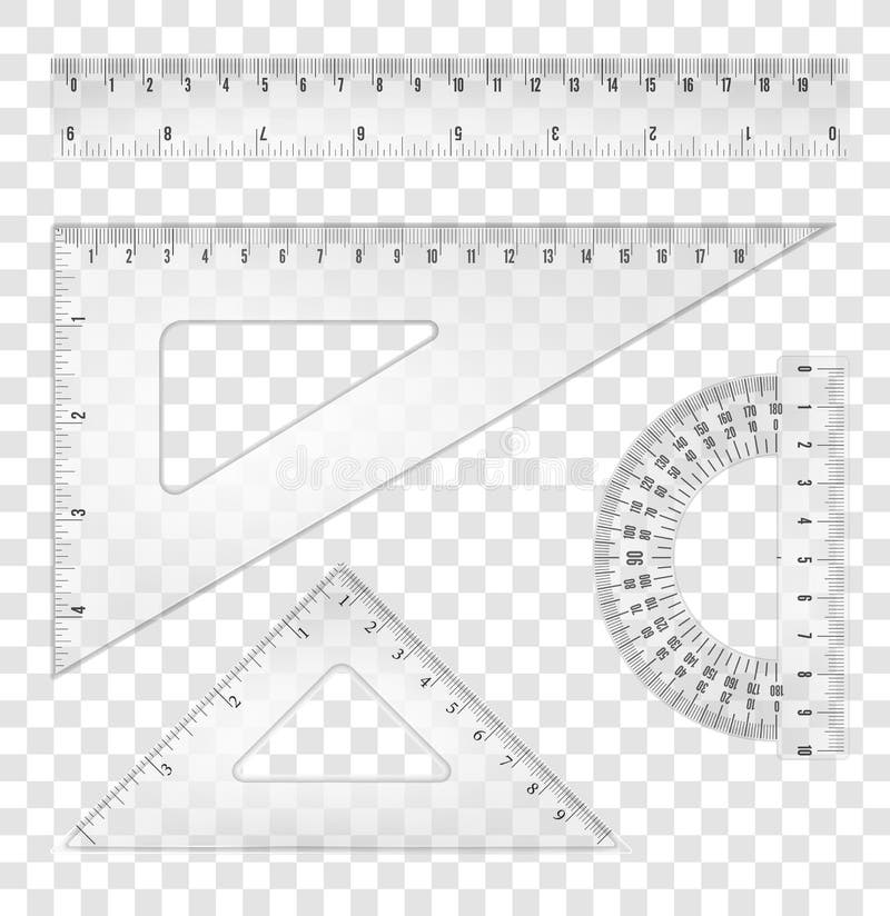 Triangle ruler set stock vector. Illustration of horizontal - 42279728