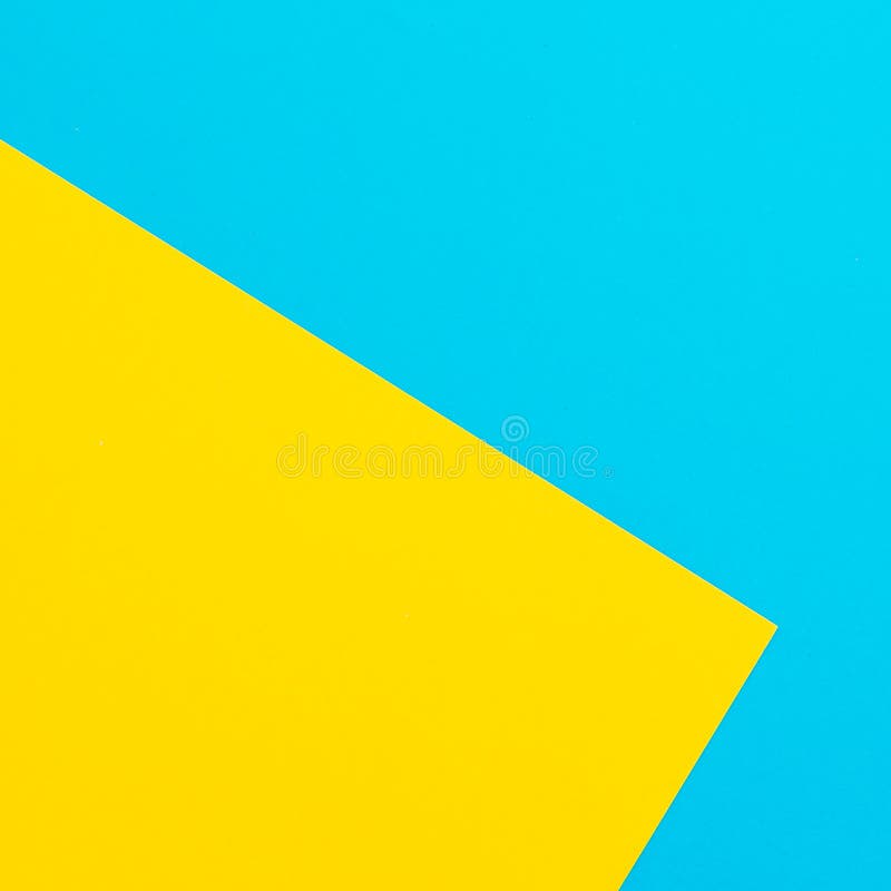 Blue and Yellow Texture Background. Flat Lay. Top View Stock Image ...