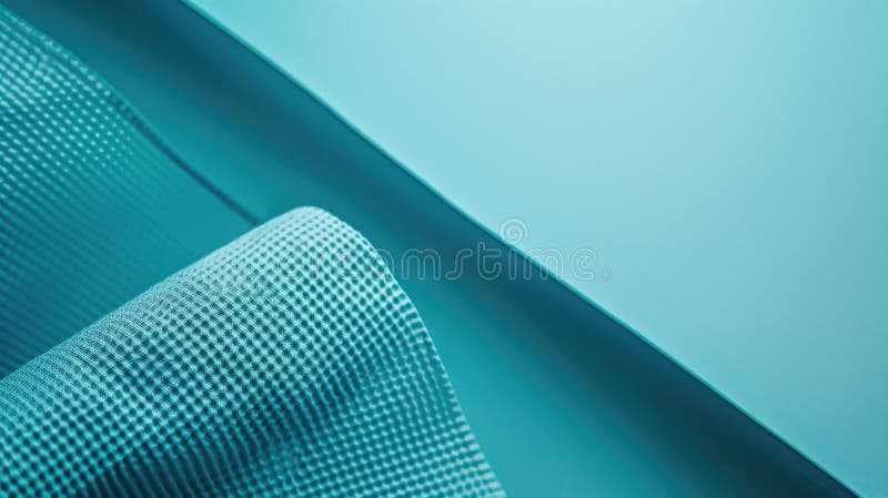Blue Yoga Mat on Blue Background AIG51A Stock Image - Image of furnish ...