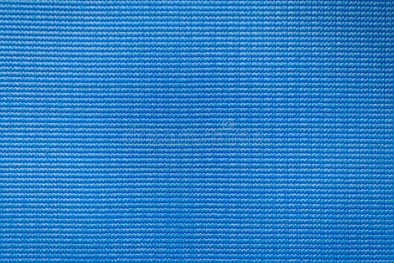 Blue Yoga Mat Close Up - Texture Stock Photo - Image of blue, texture ...