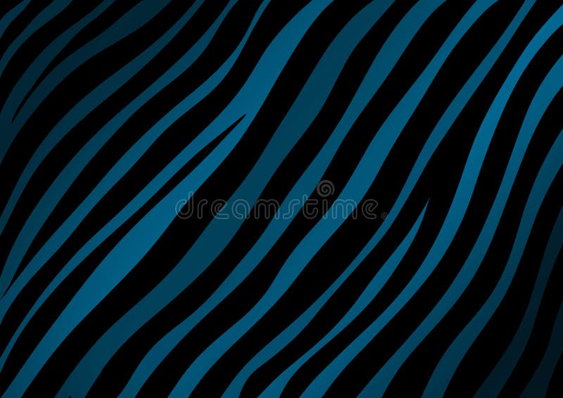 Blue Zebra Print Wallpaper