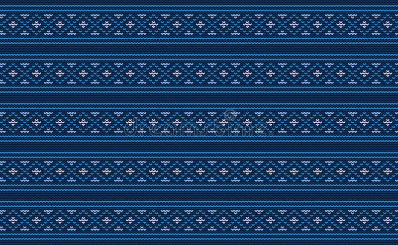 Blue Zigzag Embroidery Pattern, Rhombus Knitted Repeat Background ...