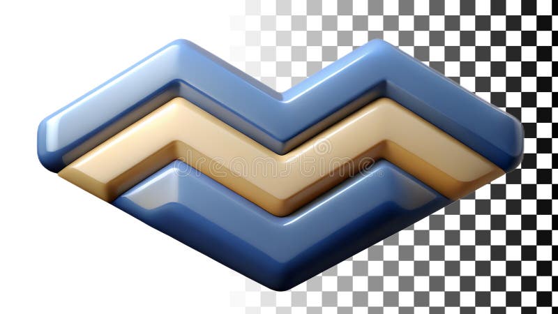 Blue Zigzag Lines, Modern Pattern and Abstract Design Png Transparent ...