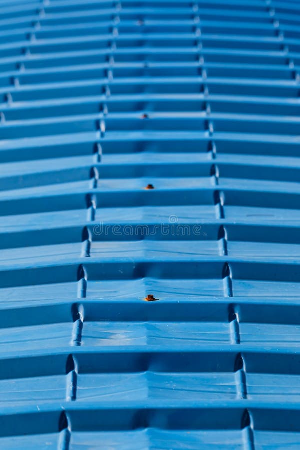 Blue zinc wall stock photo. Image of panel, grunge, blue - 45760710