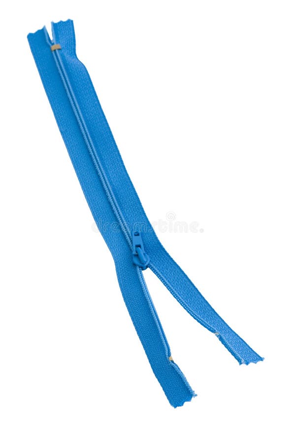 Blue zipper stock image. Image of detail, fastener, zippered - 18435107