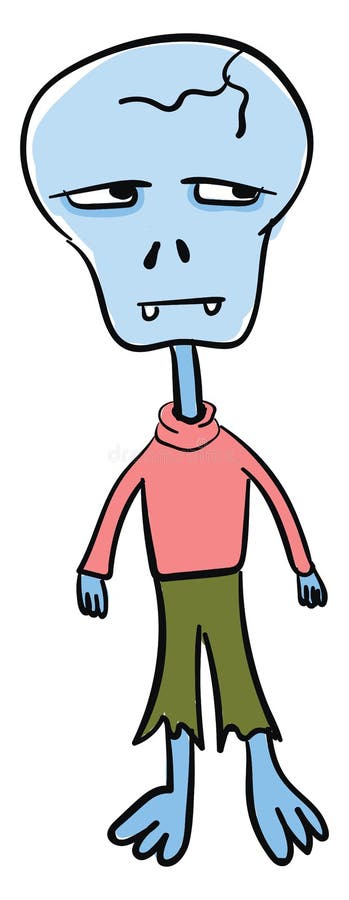 Blue Zombie People Playing Guitar Stock Vector - Illustration of ...