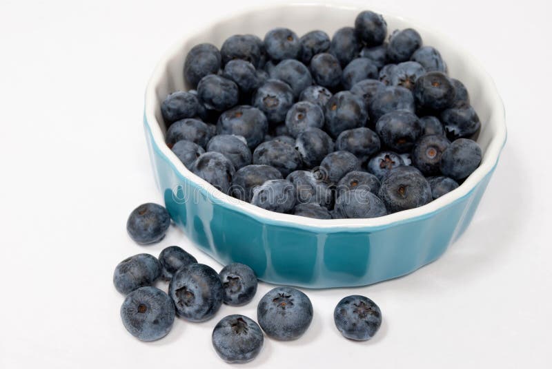 Blueberries stock image. Image of blue, bowl, small, white - 24270565