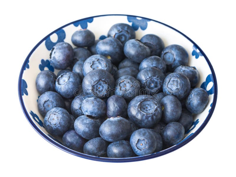 Blueberries in a Bowl stock photo. Image of food, nature - 84478382