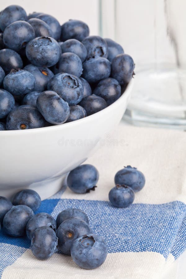 Blueberries in bowl stock photo. Image of sweet, food - 34571484
