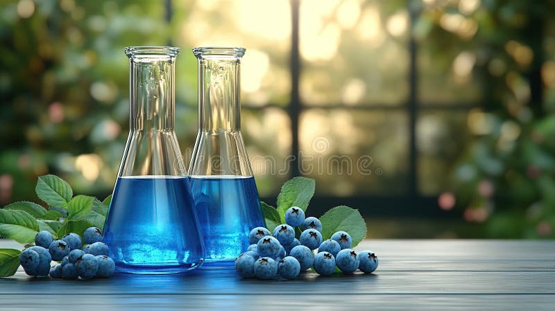Blueberries, Extract, Lab, Research, Nature, Science, Study, Background ...