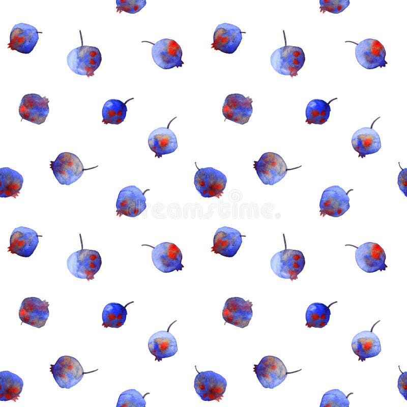 Blueberries pattern stock illustration. Illustration of natural - 220939529