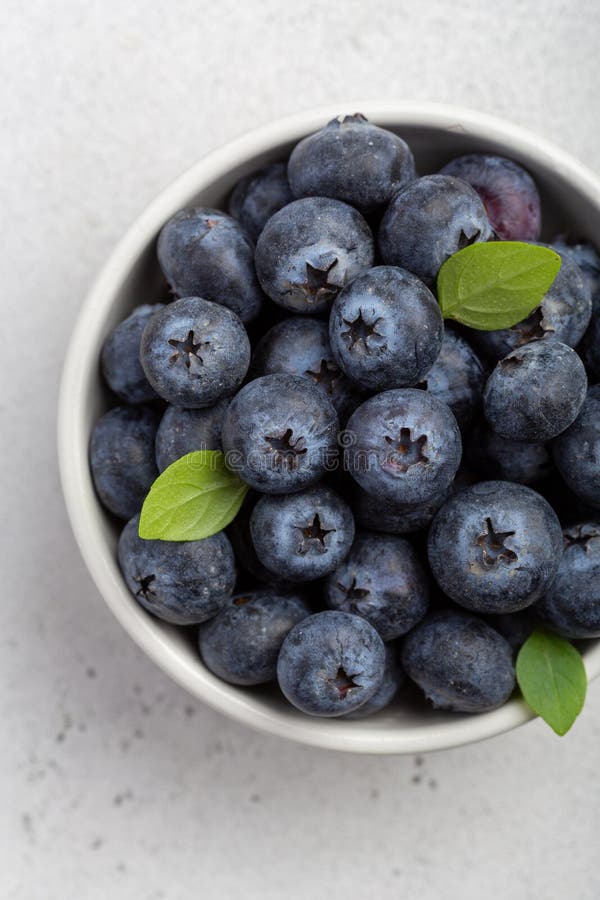 Blueberries Shot from Above Stock Photo - Image of sugary, fresh: 166559108