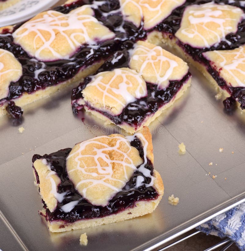 Blueberry Bars stock photo. Image of dessert, berry, treat - 39740302