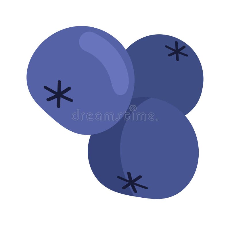 Blueberry Berries Icon stock vector. Illustration of fruit - 277517302