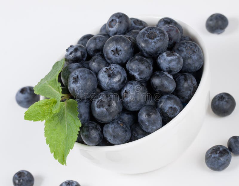 Blueberry in the bowl stock photo. Image of macro, objects - 16746412
