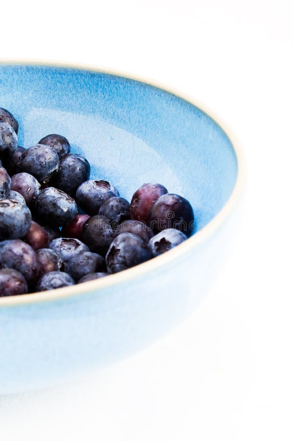 Blueberry bowl stock image. Image of blue, tasty, food - 8148235