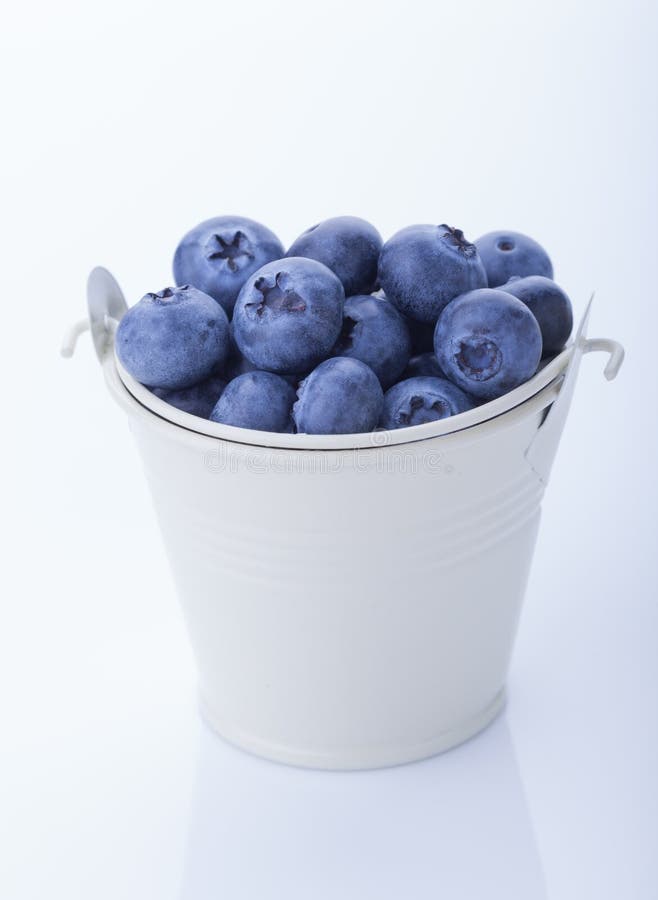 Blueberry in a bucket stock photo. Image of horizontal - 51428038