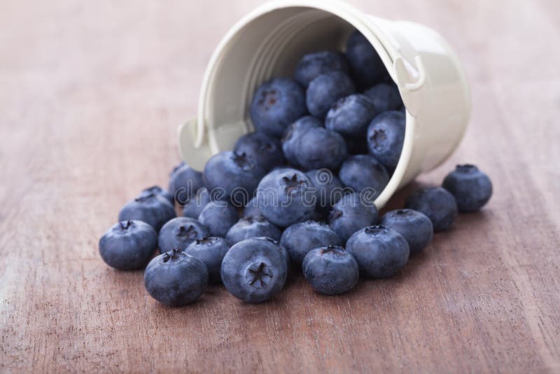 Blueberry in a bucket stock image. Image of freshness - 51121385