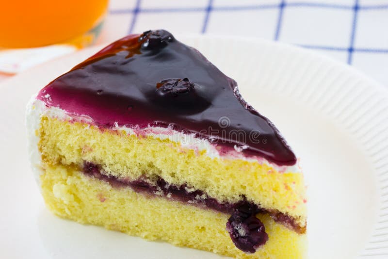 Blueberry cake stock image. Image of cooking, gourmet - 40589723