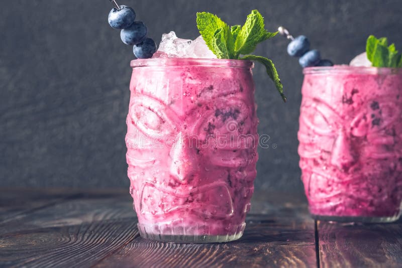 Blueberry Colada Cocktails Stock Photos - Free & Royalty-Free Stock ...