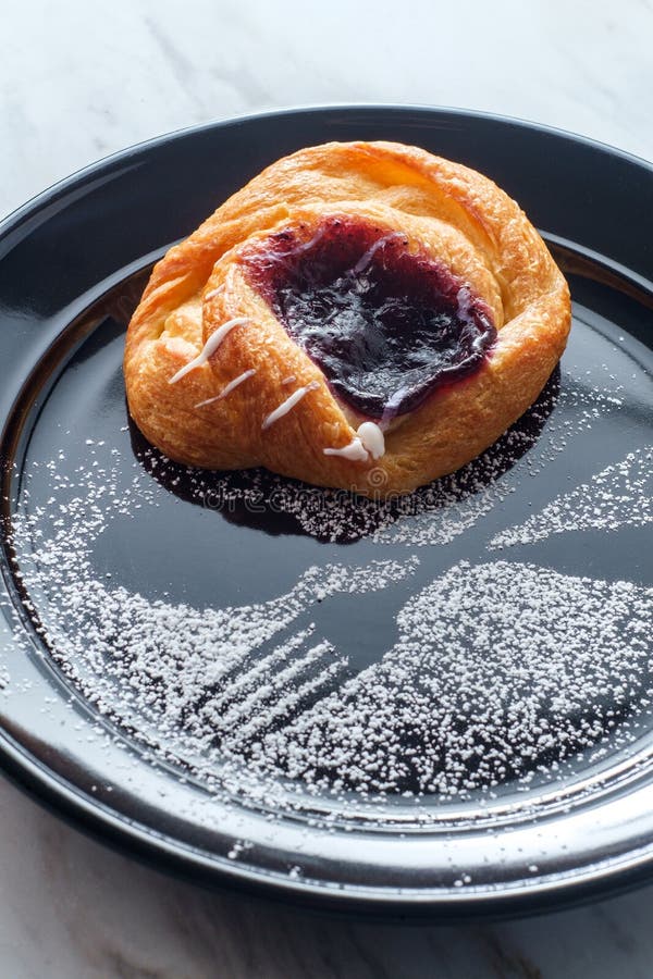 Snail Pastry or Pain Au Raisin Stock Photo - Image of baked, homemade ...