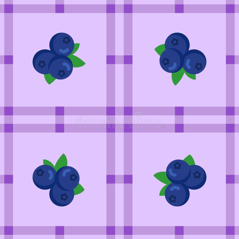 Blueberry Fruit Seamless for Pattern Fabric, Simple Blueberry Fruit ...