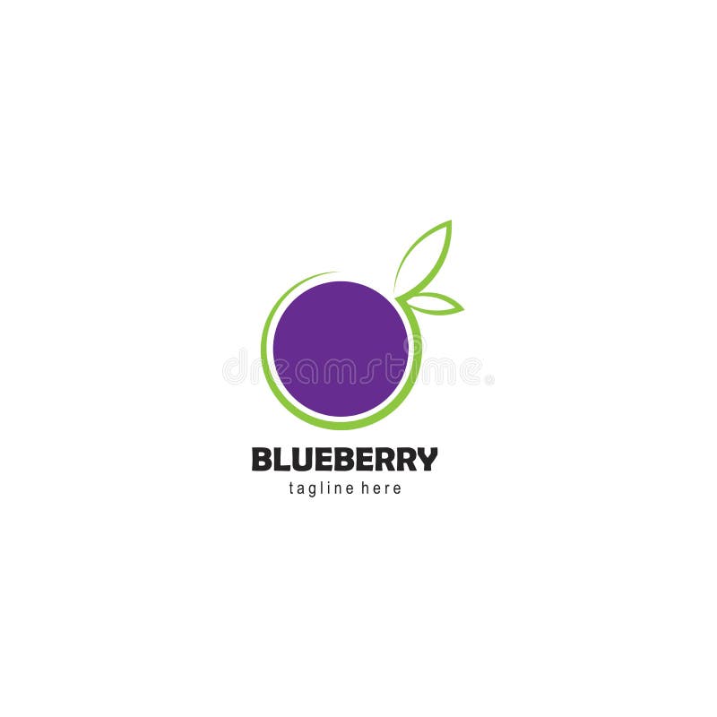 Blueberry logo stock vector. Illustration of unusual - 249714712