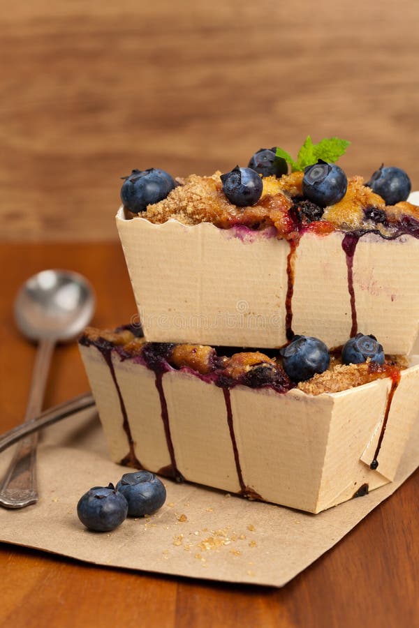 Blueberry Mini Cakes stock image. Image of gourmet, baking - 56000565