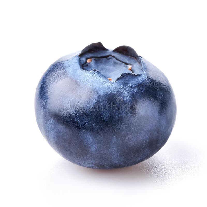 Blueberry, Peeled or Cut on a Natural White Stock Image - Image of ...