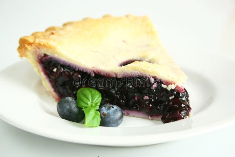 Blueberry pie stock image. Image of dessert, crust, food - 5820493