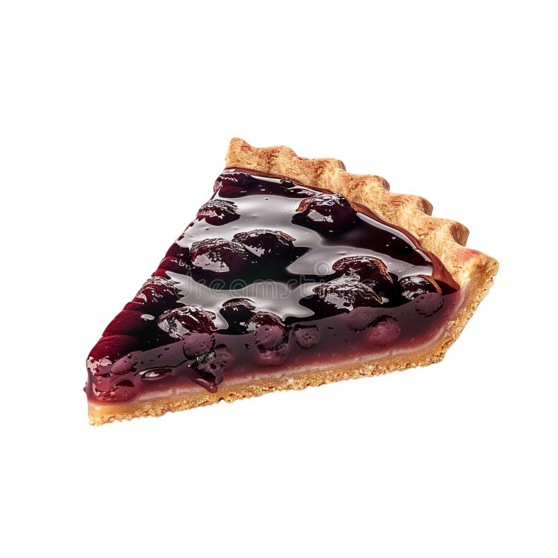 Blueberry Pie Slice stock illustration. Illustration of generative ...