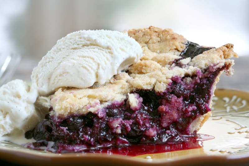 Blueberry Pie Slice stock image. Image of berries, bread - 56124161