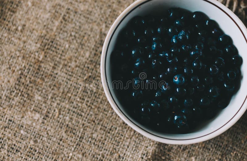 Blueberry in Plate stock photo. Image of blueberry, delicious - 97246312