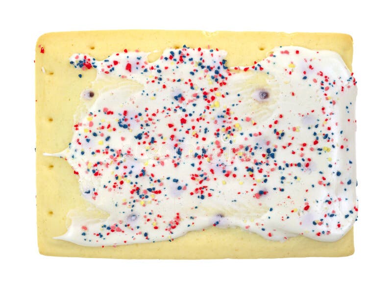 Blueberry Pop Tart stock photo. Image of iced, crust - 27054558