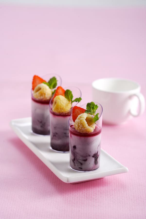 Blueberry pudding stock photo. Image of food, blue, nutrition - 16998350
