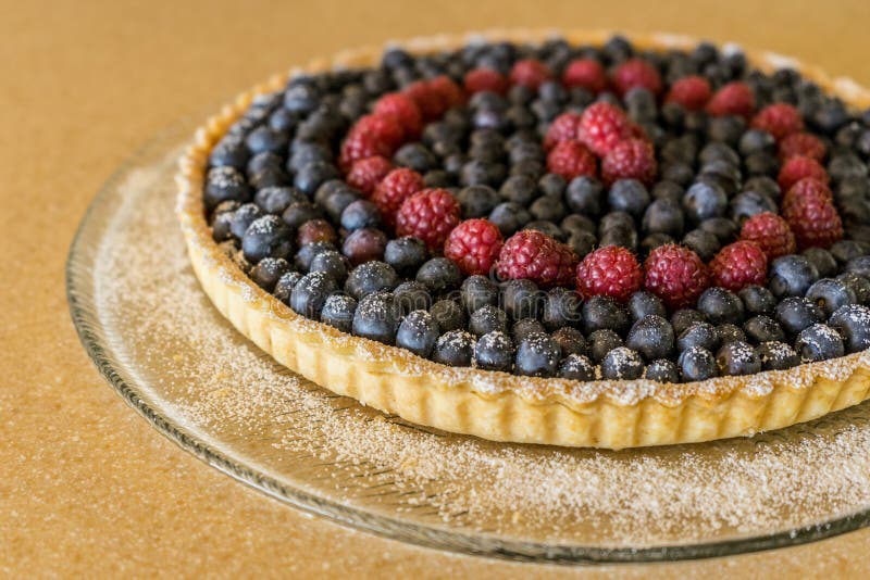 Blueberry Raspberry Fruit Tart Stock Image - Image of fruit, food: 65841007