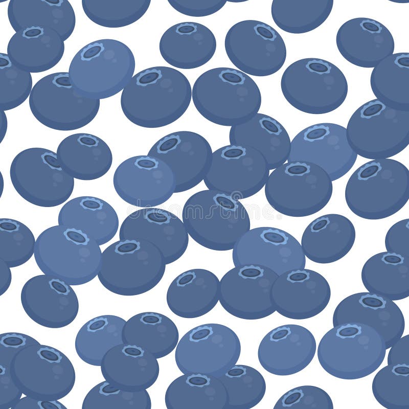 Blueberry seamless pattern stock vector. Illustration of scrapbook ...