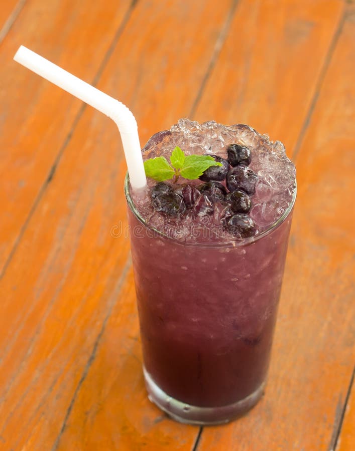 Blueberry soda stock photo. Image of mint, citrus, berry - 26790500