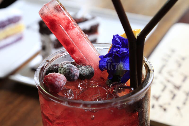 Blueberry soda stock image. Image of blue, soda, drink - 170622693