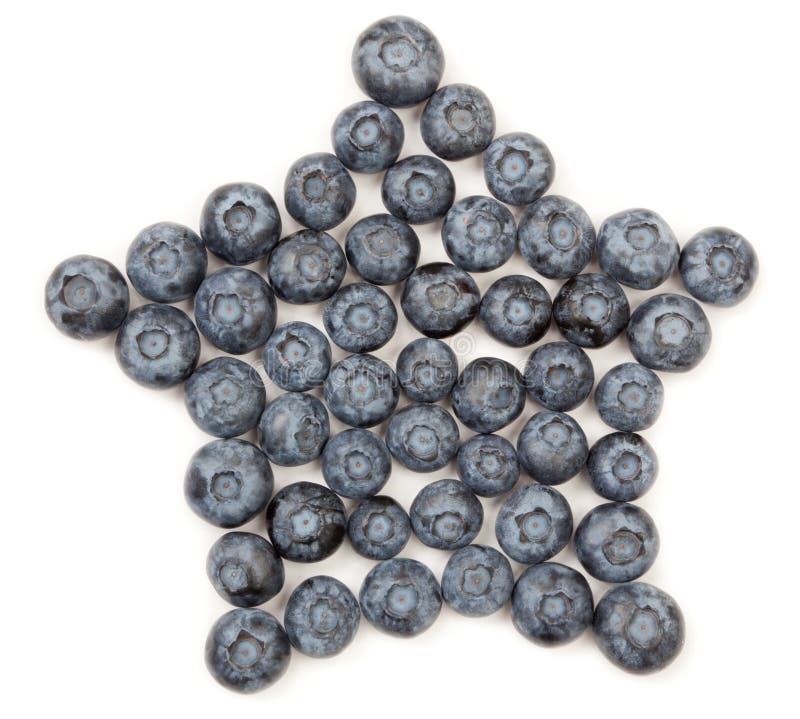Blueberry Star Frame stock image. Image of blueberry - 24319861