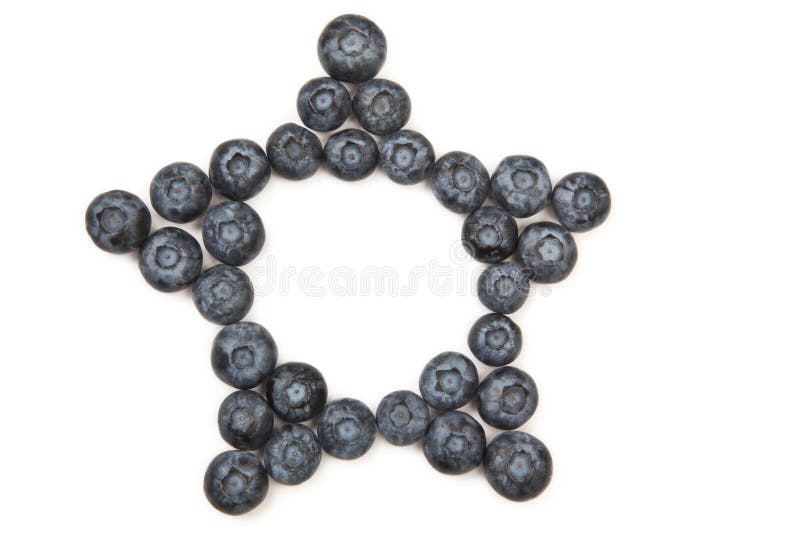 Blueberry Star Frame stock image. Image of blueberry - 24319861