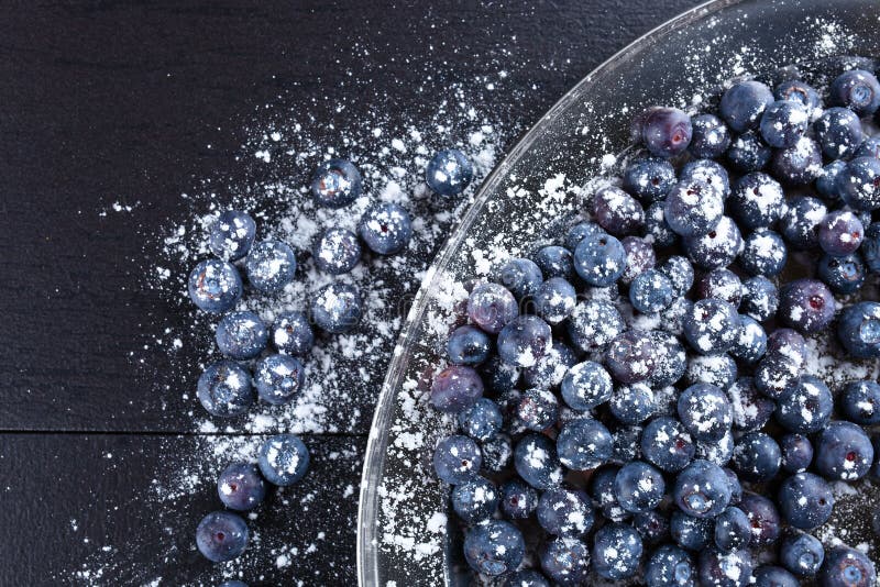Blueberry with sugar stock photo. Image of ripe, antioxidant - 66514928