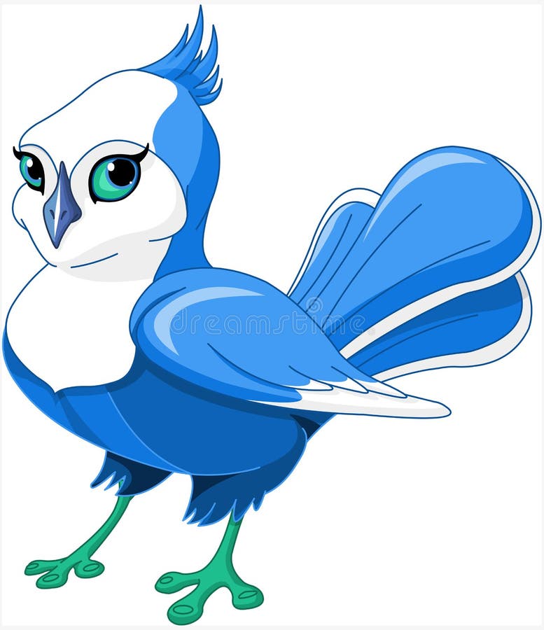 Cute Bluebird Cartoon Flying Stock Vector - Illustration of bird, cute ...