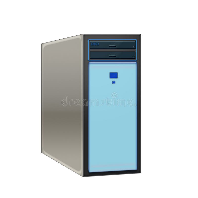 BlueCPU stock illustration. Illustration of minitowers - 4310932