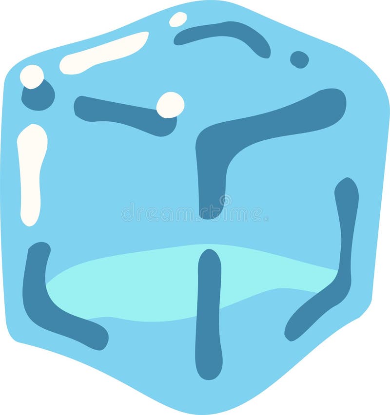 Melted Ice illustration stock vector. Illustration of melting - 198210072