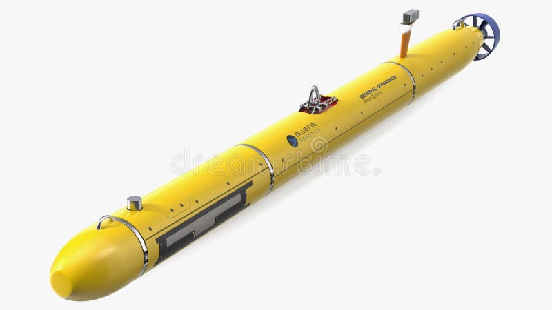 Bluefin General Dynamics Underwater Robotics Model Design Stock Photo ...